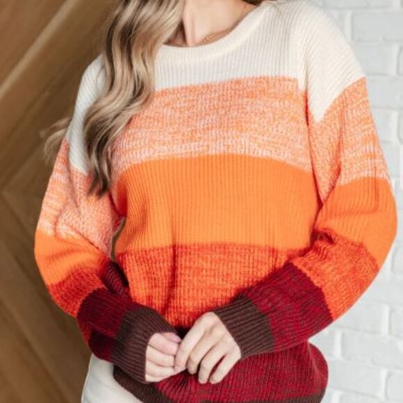 ANDREE BY UNIT | Sweaters | Andree By Unit Color Block Striped Crew ...
